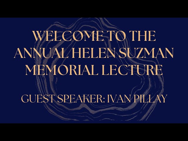 Helen Suzman Memorial Lecture 2022 [VIDEO] — Helen Suzman Foundation