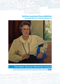 Helen Suzman Memorial Lecture 2009 — Helen Suzman Foundation