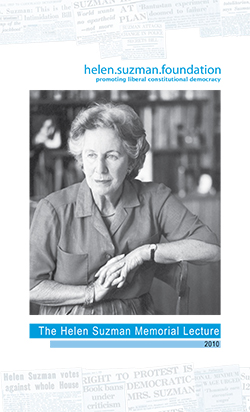 Helen Suzman Memorial Lecture 2010 — Helen Suzman Foundation