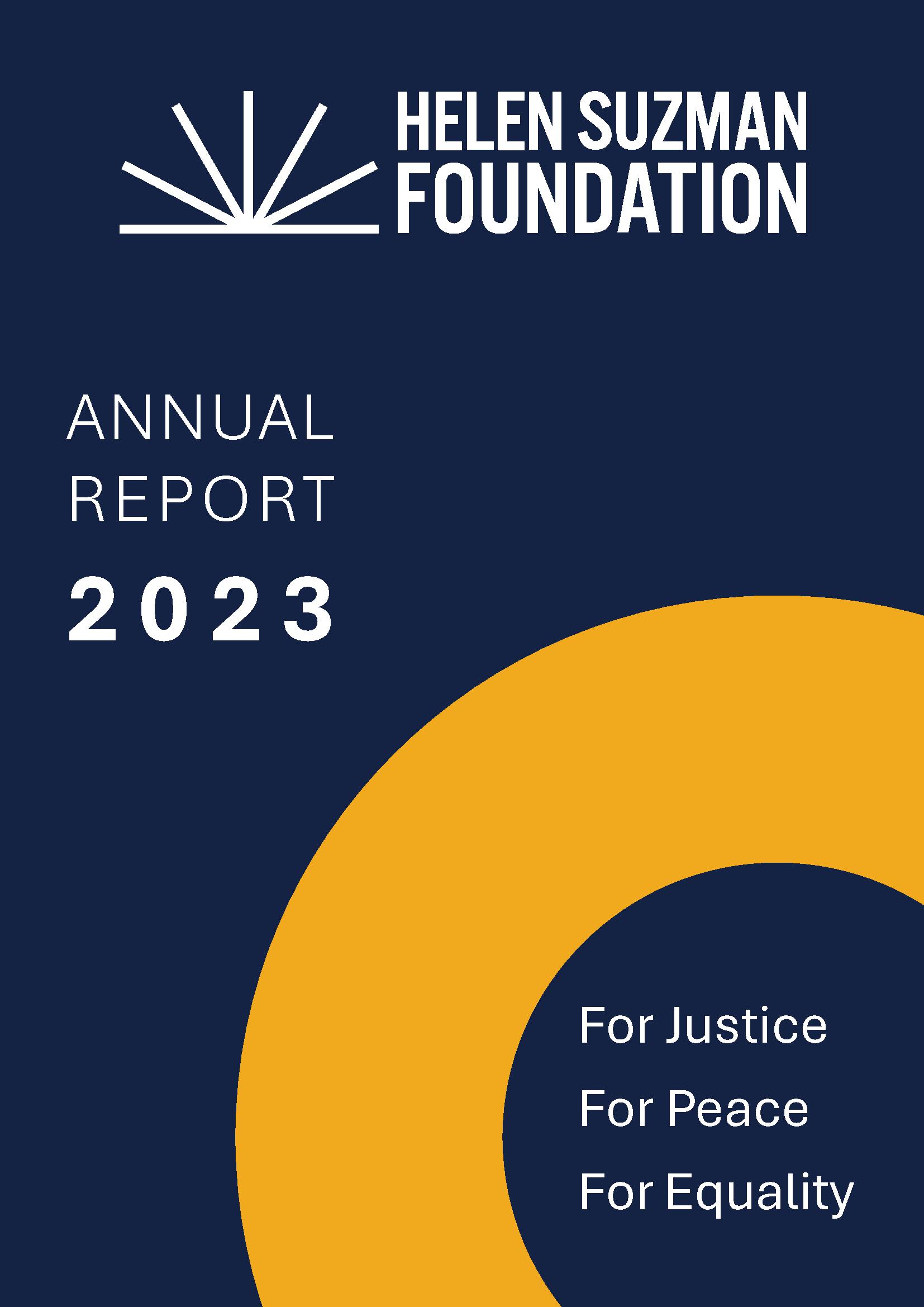 Annual Report 2023 — Helen Suzman Foundation
