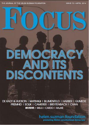 Focus 72 - Democracy and Its Discontents — Helen Suzman Foundation